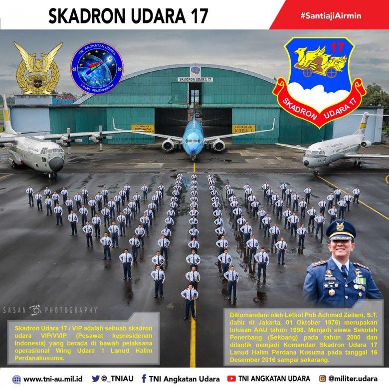 Mengenal Skadron Udara, Pesawat Pengawalan Kepresidenan Republik Indonesia milik TNI AU ...