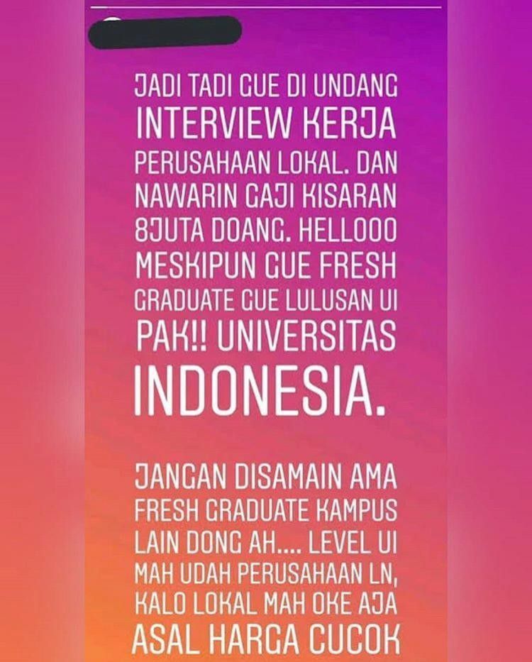 Lulusan UI Tolak Gaji 8 Juta, Emang Berapa Sih Rata-Rata Gaji Fresh ...